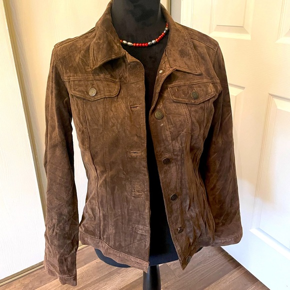 For Joseph | Jackets & Coats | Authentic Brown Suede Leather Jacket ...